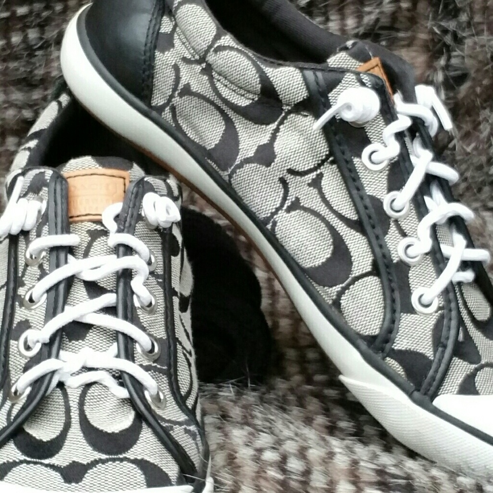 Coach Signature Pattern Shoes - Gem